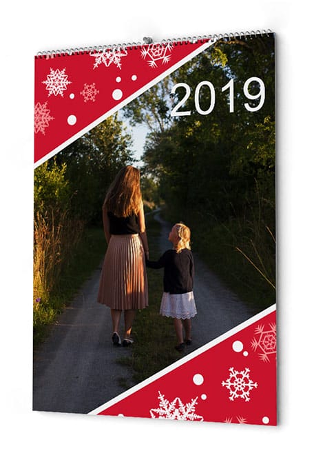 Fotokalender 2019 med namnsdagar, veckonr. & helgdagar | fotoklok.se